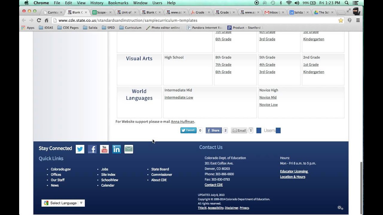 Curriculum Map Walkthrough 1