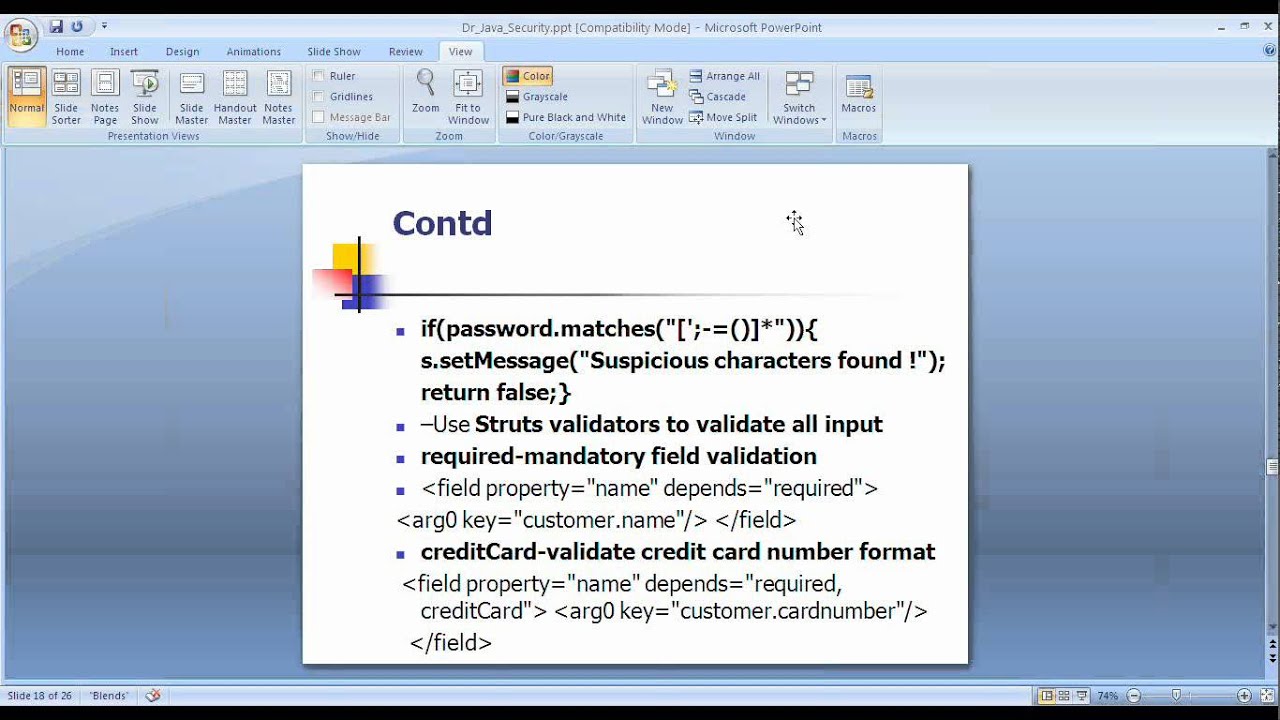 Secure Coding in JAVA - Improve security in your web applications