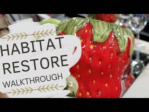 Habitat ReStore Walkthrough// Great Deals on Leather!! #Habitat #ReStore #Thrifting #Leather