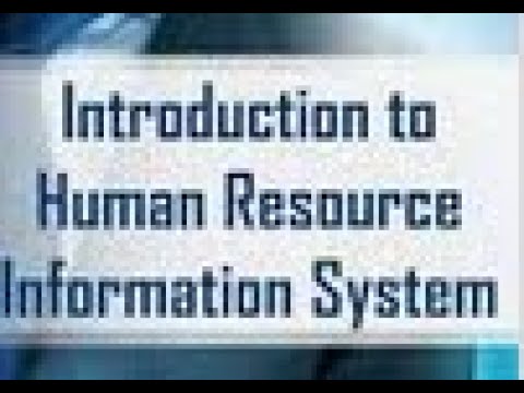 1. INTRODUCTION TO HRIS