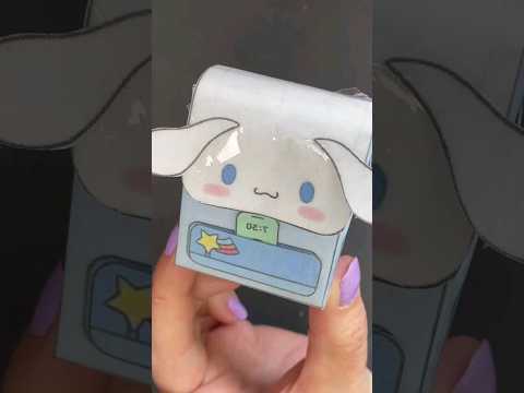 Cinnamoroll Sanrio paper backpack DIY