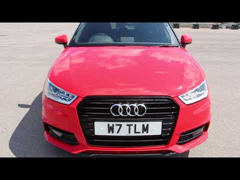 Audi A1 TFSi S Line Black Edition Sunroof, Misano Red