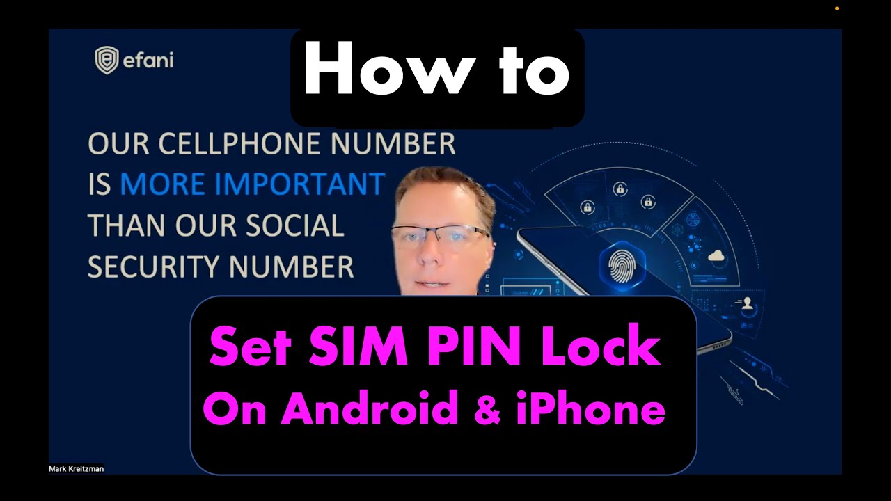 How to Setup SIM Card Lock on Android or iPhone - get PUK  - BUT BEWARE!
