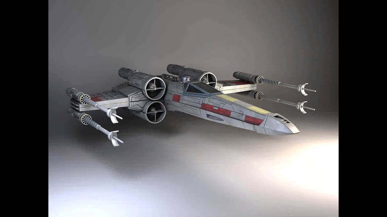 Star Wars X-Wing Fighter 3D model from CGTrader.com