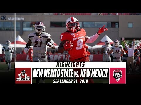 New Mexico State vs. New Mexico Football Highlights (2019) | Stadium