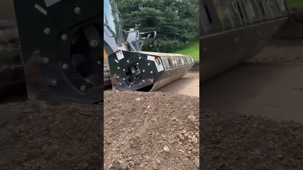 Do skid steer rollers work? #johndeereskidsteer #construction #johndeere #vr84c