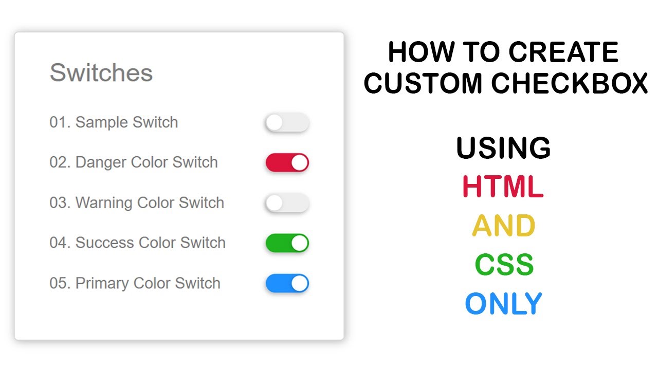 html and css | custom checkbox design using html css | am webtech