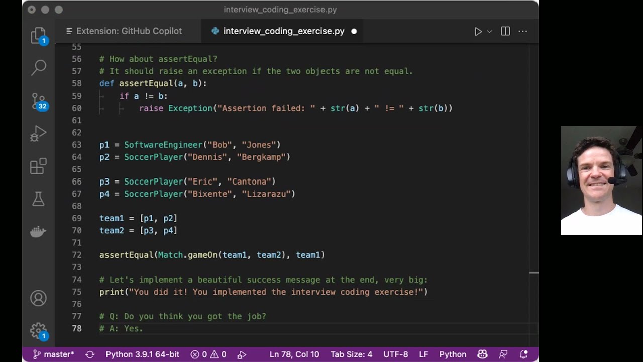 AI Passes Interview: Simple Coding Exercise