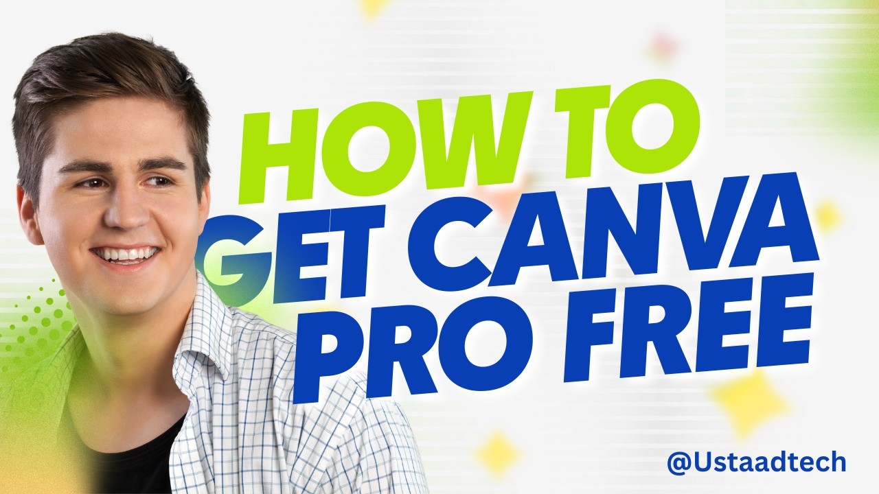 how to get canva pro for free 2026 @ustaadtech