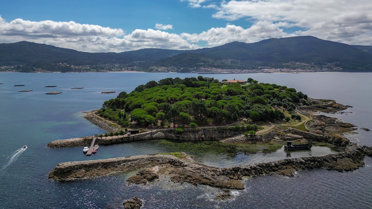 ESTEIRO (Ría de Muros e Noia) a vista de dron.