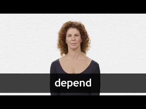 DEPEND definition and meaning | Collins English Dictionary