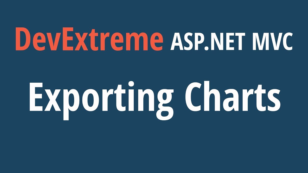 DevExtreme ASP.NET MVC: Exporting Charts