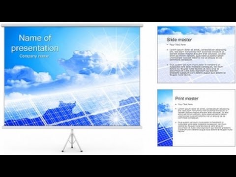 Clouds on Solar Panels