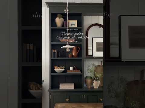Looking for the perfect dark green paint color?