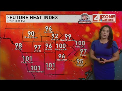 Scattered thunderstorms and summer heat take center stage today