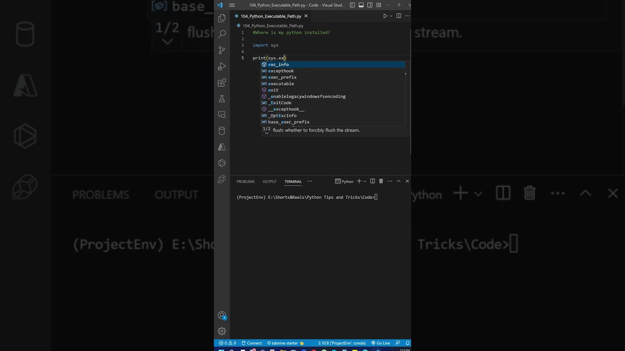 Python Tips and Tricks 104 | #shorts | NextStep InfoTech