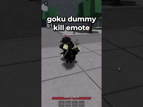 Weakest Dummy Moveset 😱 in The Strongest Battlegrounds #thestrongestbattlegrounds