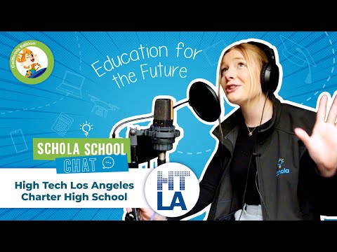 Schola Reports Live From Inside the High Tech LA Podcast Studio | School Tour