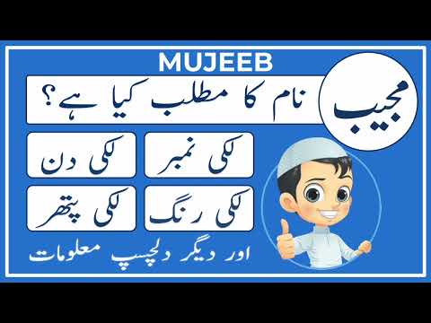Mujeeb Name Meaning in Urdu | Mujeeb Naam Ka Matlab Kya Hai مجیب | Amal Info TV