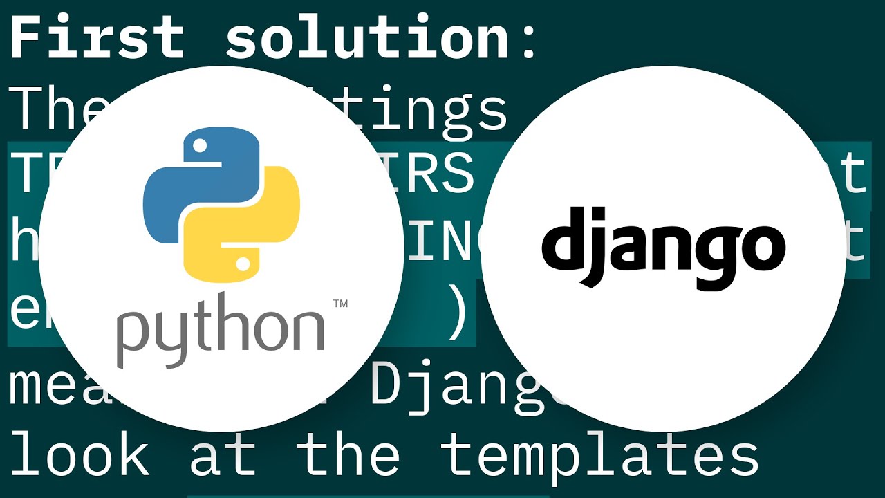 Django TemplateDoesNotExist?