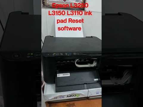Epson L3250 L3150 L3110 ink pad Reset software #reset #service #epson #aps