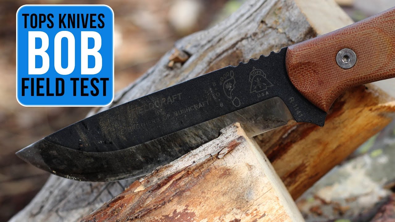 TOPS Knives BOB Brothers of Bushcraft Fieldcraft Knife Black G10 (4.625 ...