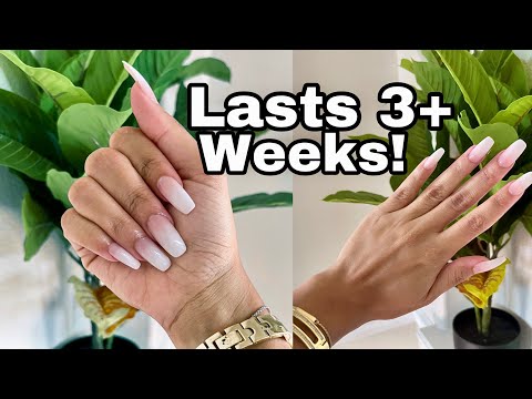 HOW TO MAKE PRESS ON NAILS LAST | GEL CURING AT HOME