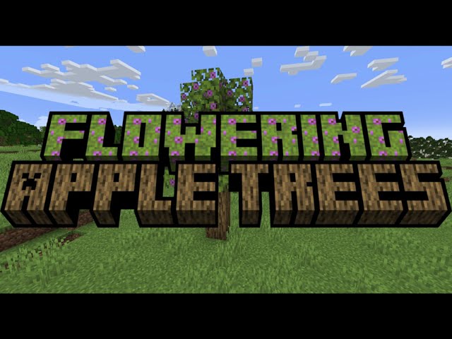 Flowering Apple Trees Minecraft Data Pack