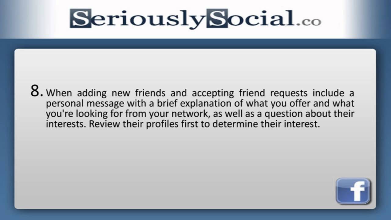 10 Facebook Tips | Social Media