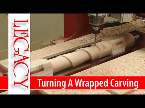The Best Way To Carve A Wrapped Scroll Twist Table Leg - Problem Solving With Legacy CNC Woodworking