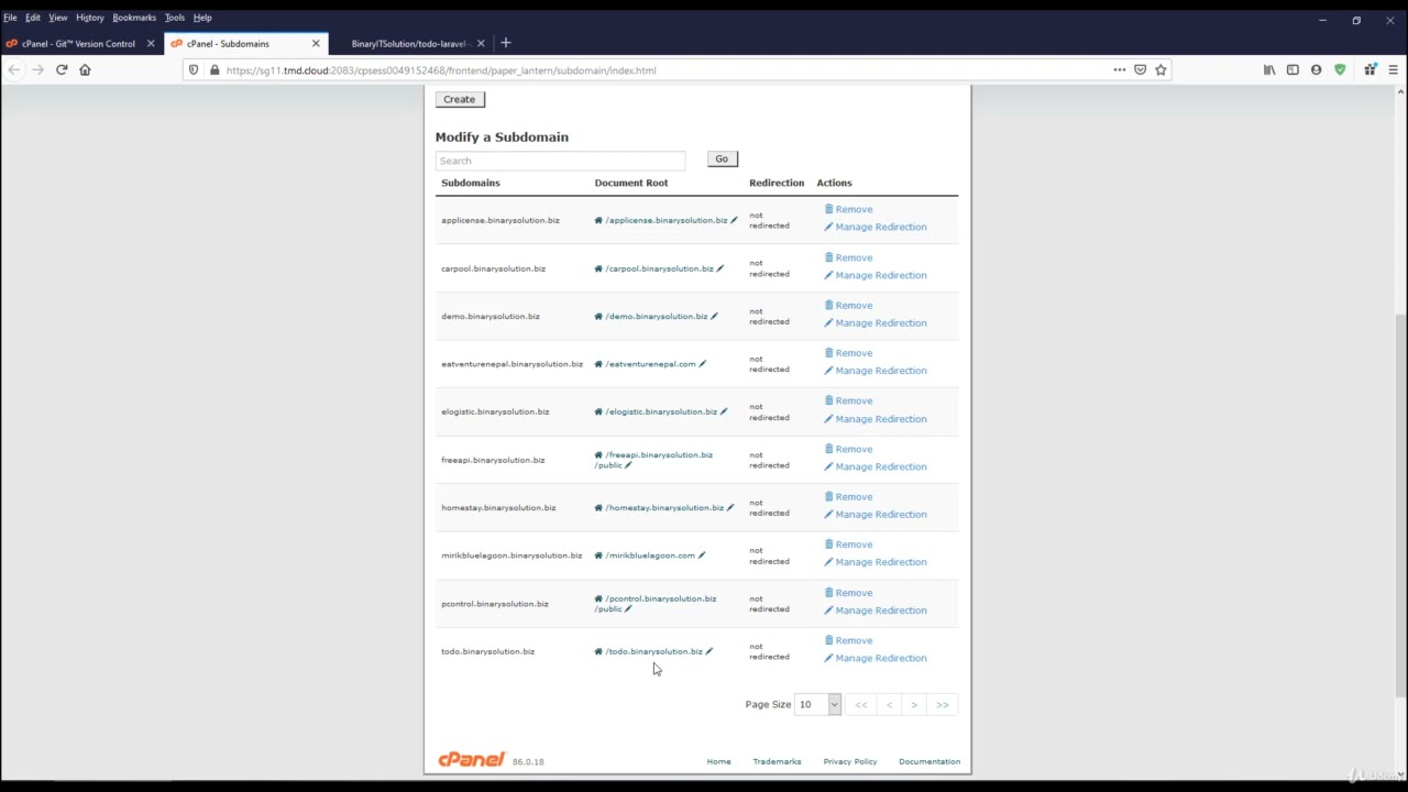 303  cPanel Hosting API From GitHub Repository