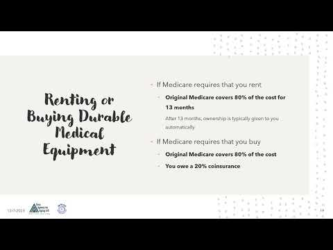 Medicare Coverage of Durable Medical Equipment
