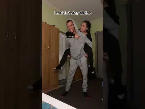 I couldn't stop farting 😂 Farting couple stinky #shorts #girlfarting #girlfarts