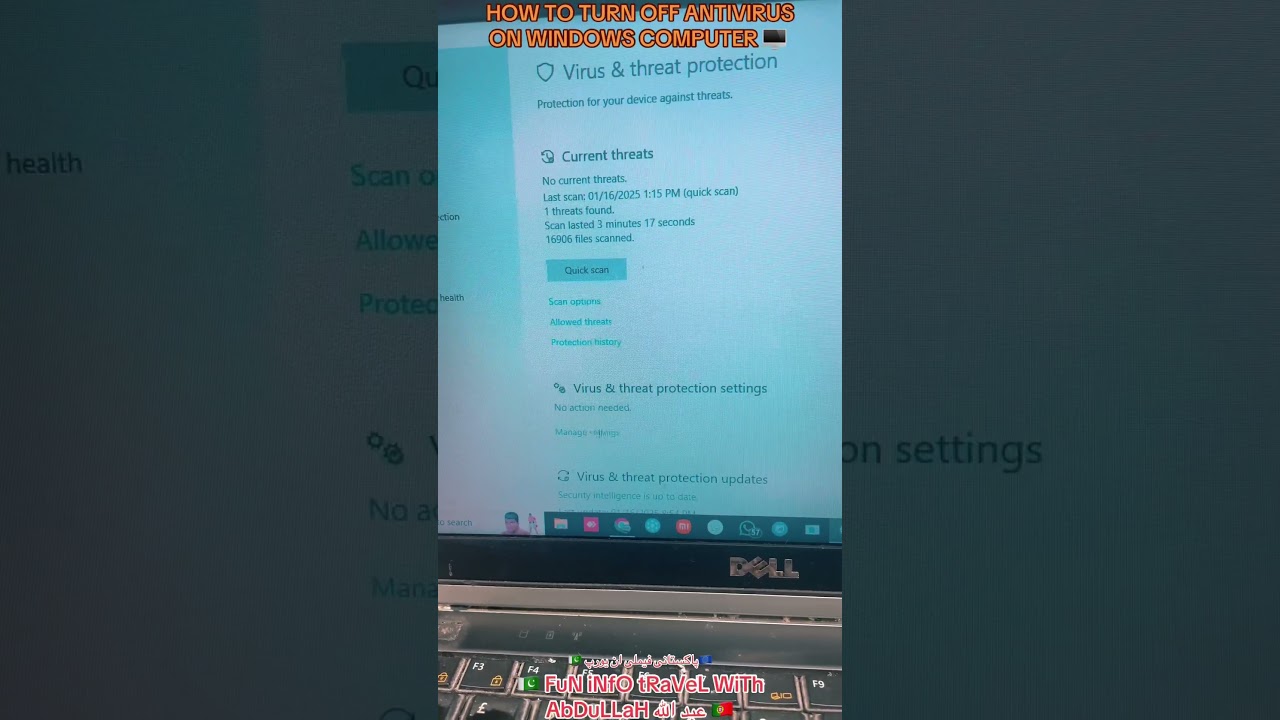 HOW TO TURN OFF DISABLE ANTIVIRUS SECURITY ON WINDOWS COMPUTER 💻