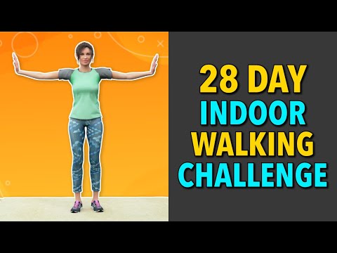 28 Day Indoor Walking Challenge: Home Cardio Workout