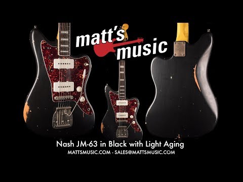 Nash JM-63 Jazzmaster Electric Guitar with Binding and Block | Reverb