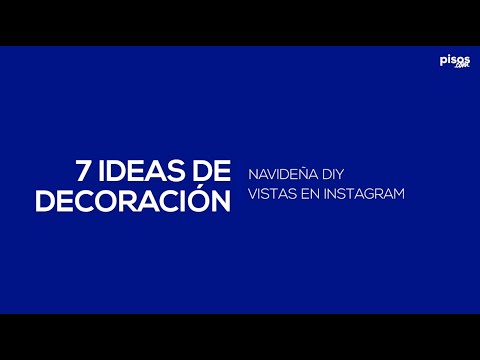 7 ideas de decoraci贸n navide帽a DIY vistas en Instagram