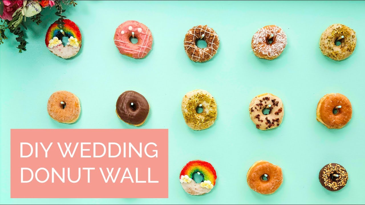 DIY Donut Wall | DIY Wedding Ideas!