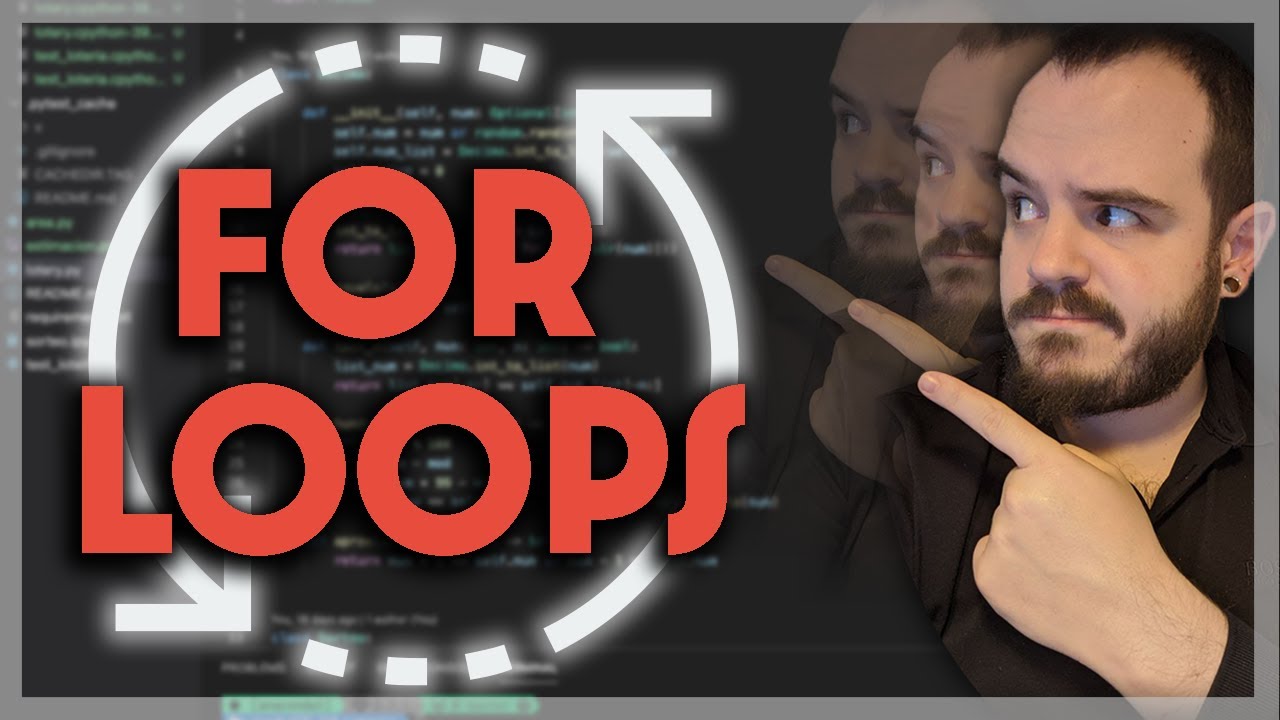 How do you use FOR loops in PYTHON?