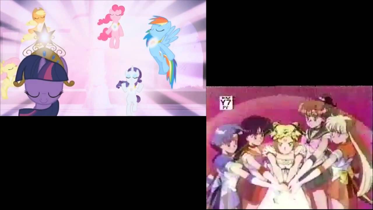 My Little Sailor Moon Comparison