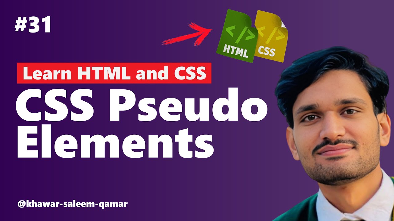 CSS Pseudo Elements tutorial | CSS combinators | Learn HTML5 and CSS3
