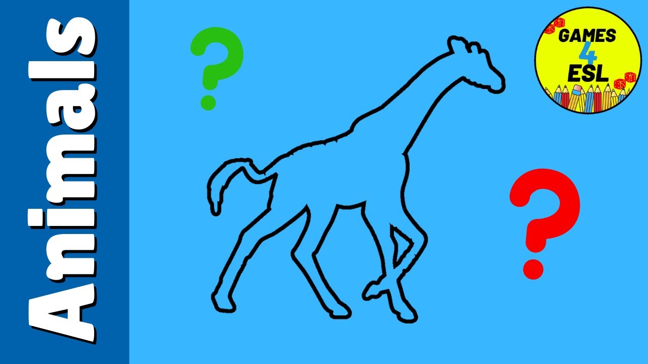 Animals Vocabulary Game | ESL Guessing Game For Kids