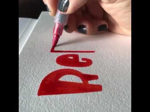 ❤Amazing! Commnt words starting with "R"😍 art by @veronicaletters #dailyart