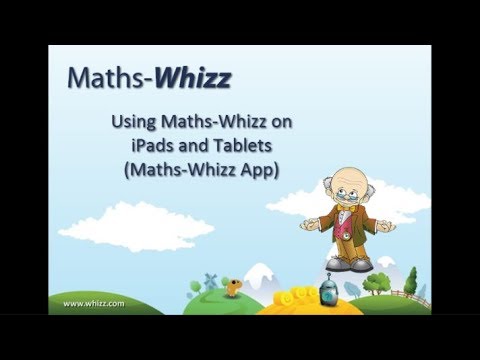 Using Maths-Whizz on iPads and Tablets (Maths-Whizz App)