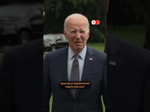 Biden wishes Republicans ‘lots of luck’ on impeachment inquiry #news #biden #politics