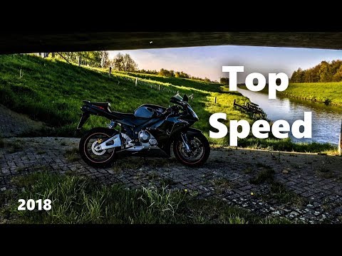 Honda CBR 600RR 114 PS Top Speed 275 km/h π₯ Top Speed Test auf der Autobahn | 2018
