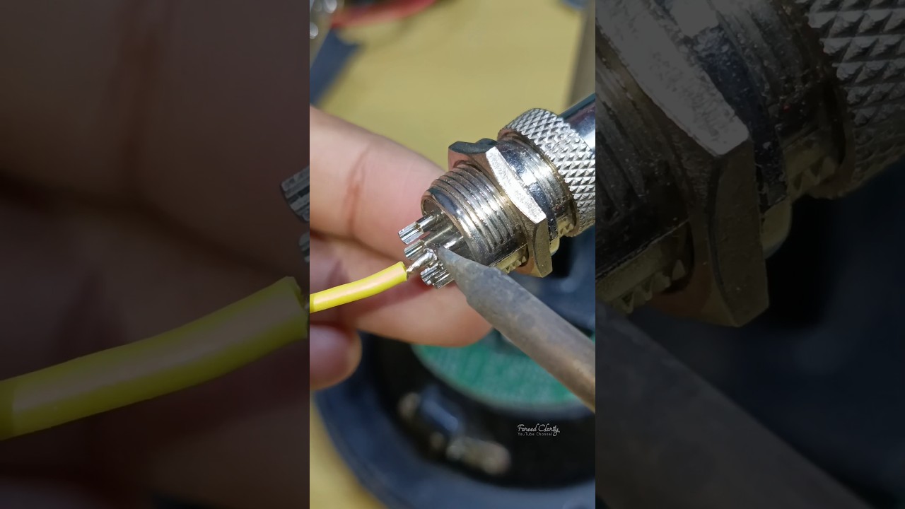 How to properly solder wires to connectors