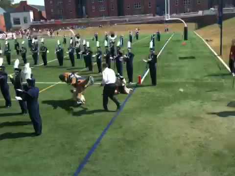 Blue II and Hink Football Collision Blooper