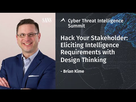 Hack Your Stakeholder: Eliciting Intelligence Requirements with Design Thinking