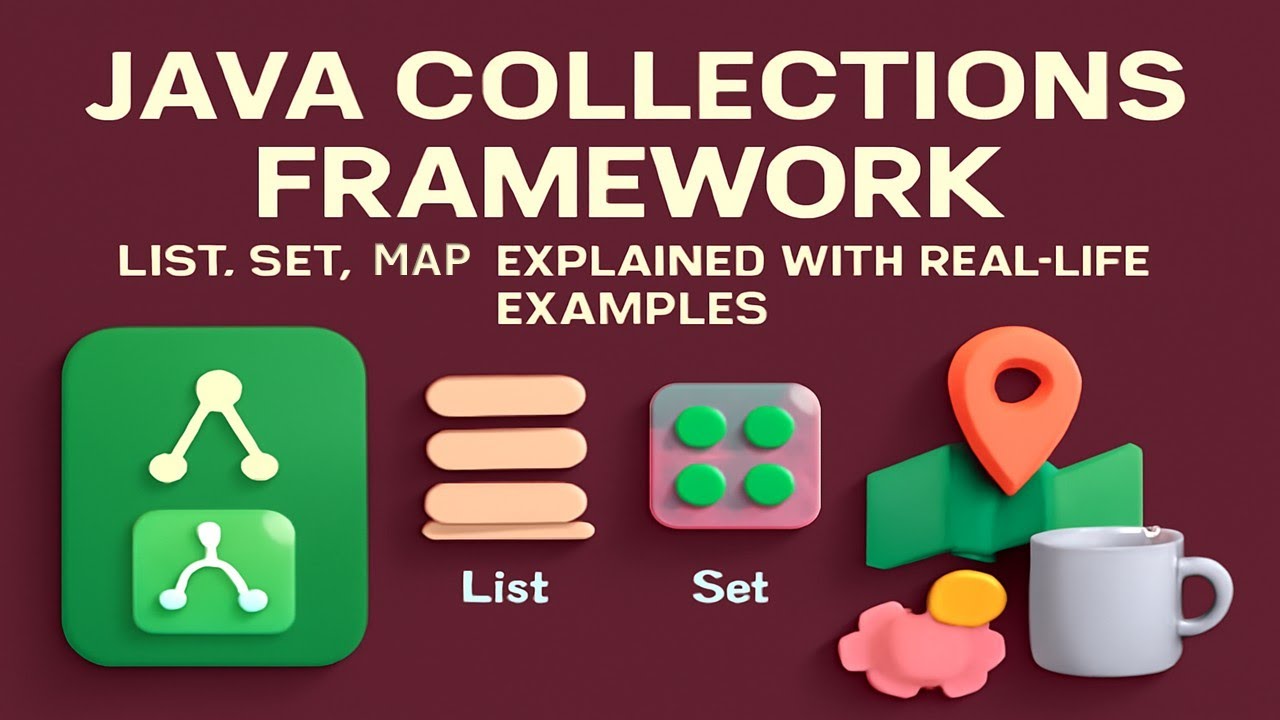 Java Collections Framework 🗂️ | List, Set, Map Explained with Real-Life Examples